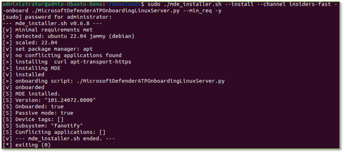 Hands-On Onboarding for MDE (Linux)