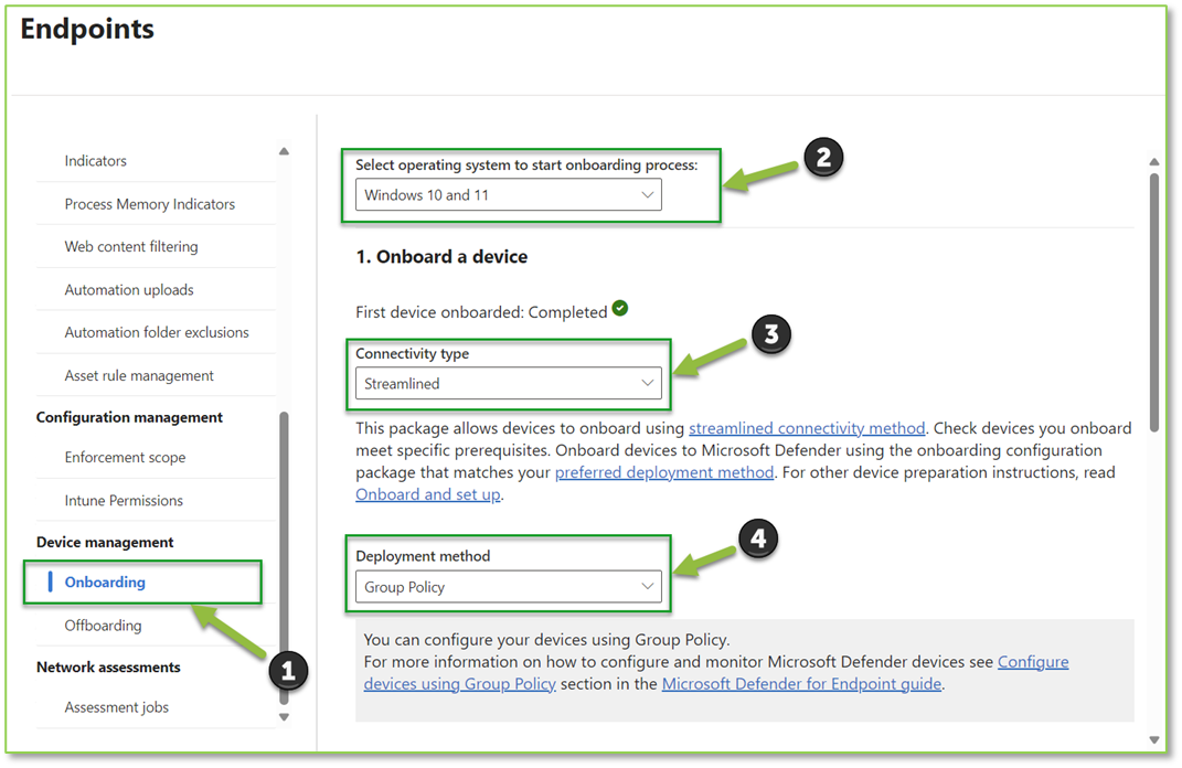 GPO Onboarding for MDE (Windows)