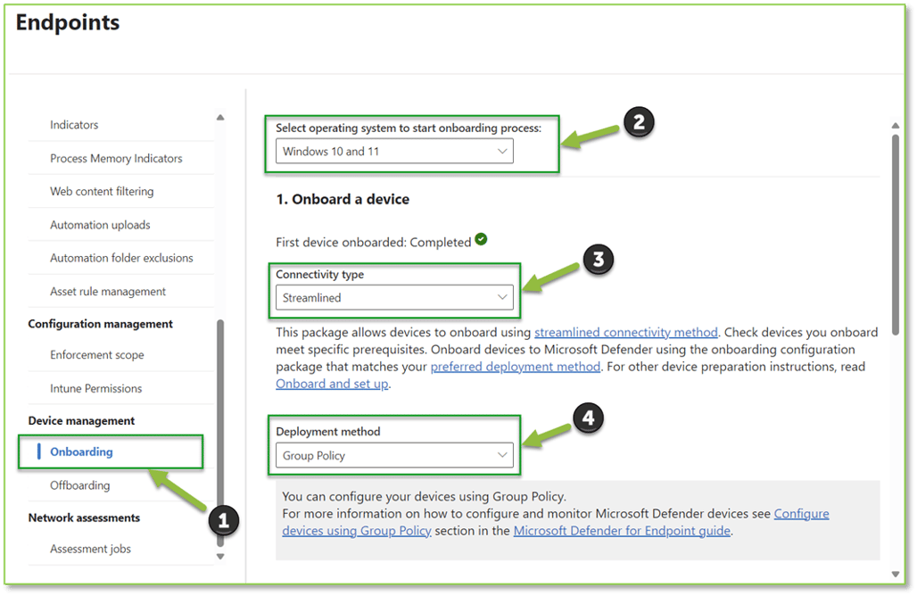 GPO Onboarding for MDE (Windows)
