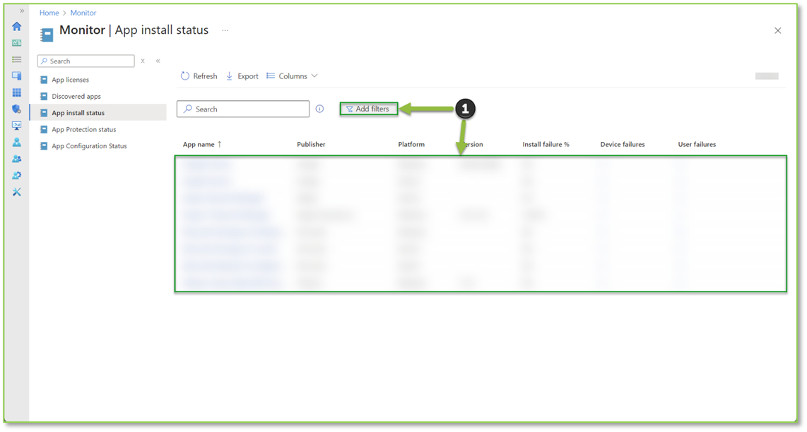 Device Application Deployment Report