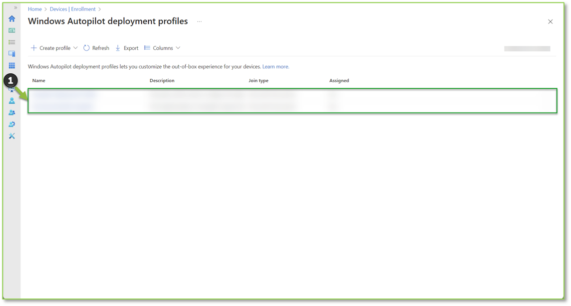 Autopilot Deployment Profile Modification