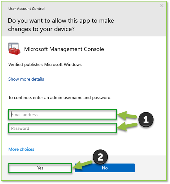 Device Admin Approval Action