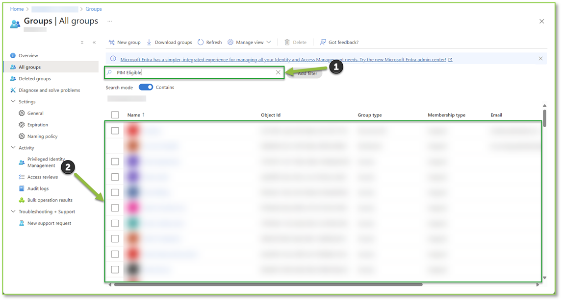 User PIM Eligibility Removal
