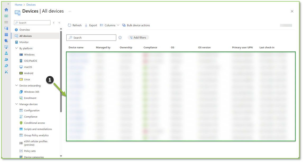 Device Defender Intelligence Update Action