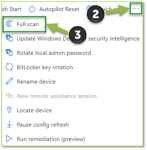 Device Full Scan Action