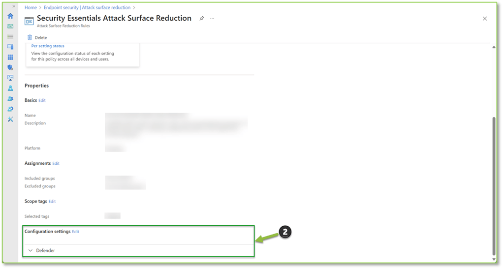 Defender Attack Surface Reduction All-Rule Exception