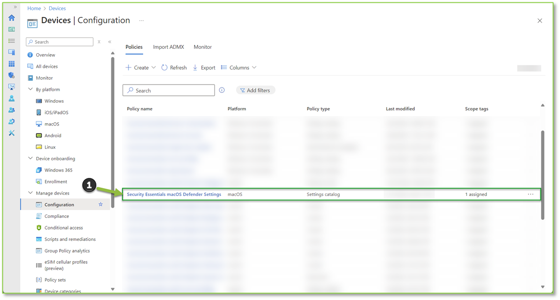 Defender Process Exception (macOS)