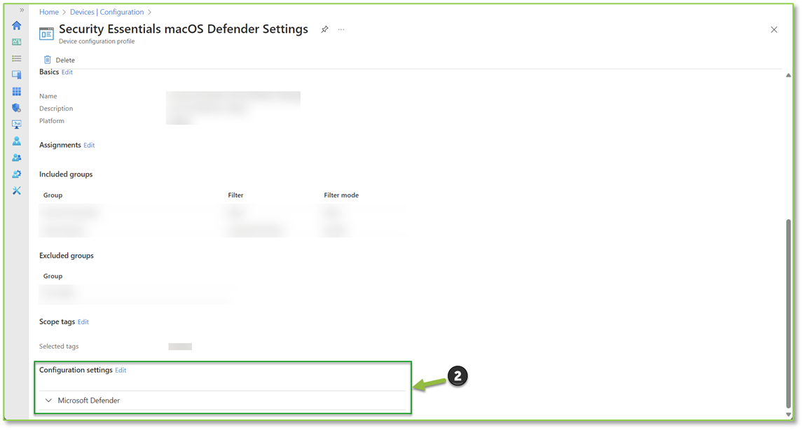 Defender Process Exception (macOS)