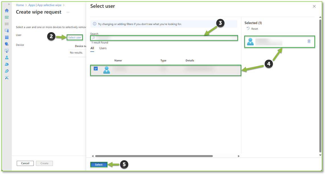 Mobile Device Selective Wipe Action