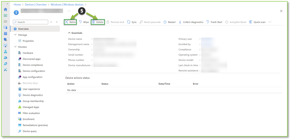Administrative Intune Offboarding
